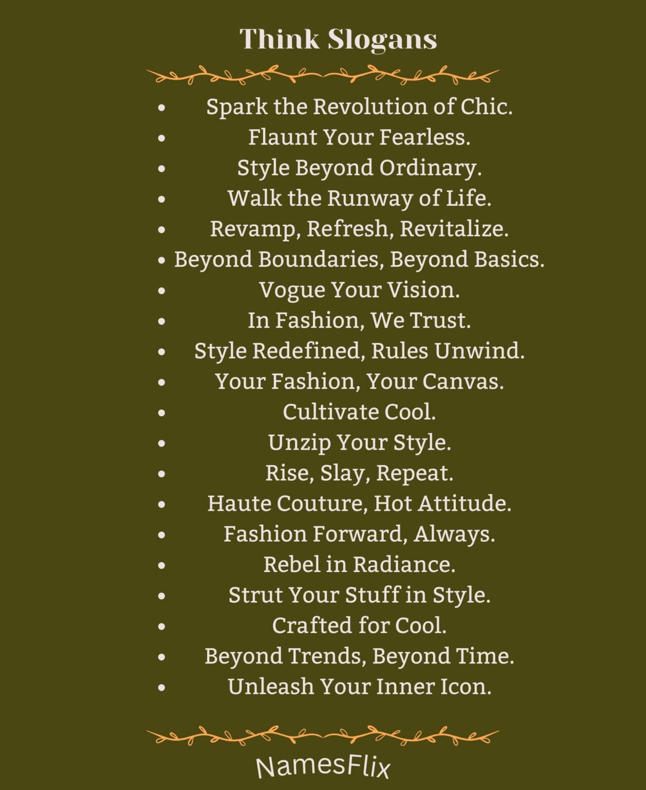 570+ Cool Think Slogans, Phrases and Taglines Ideas