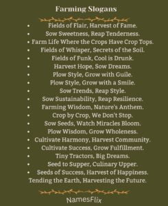 500+ Catchy Farming Slogans, Sayings And Taglines Ideas