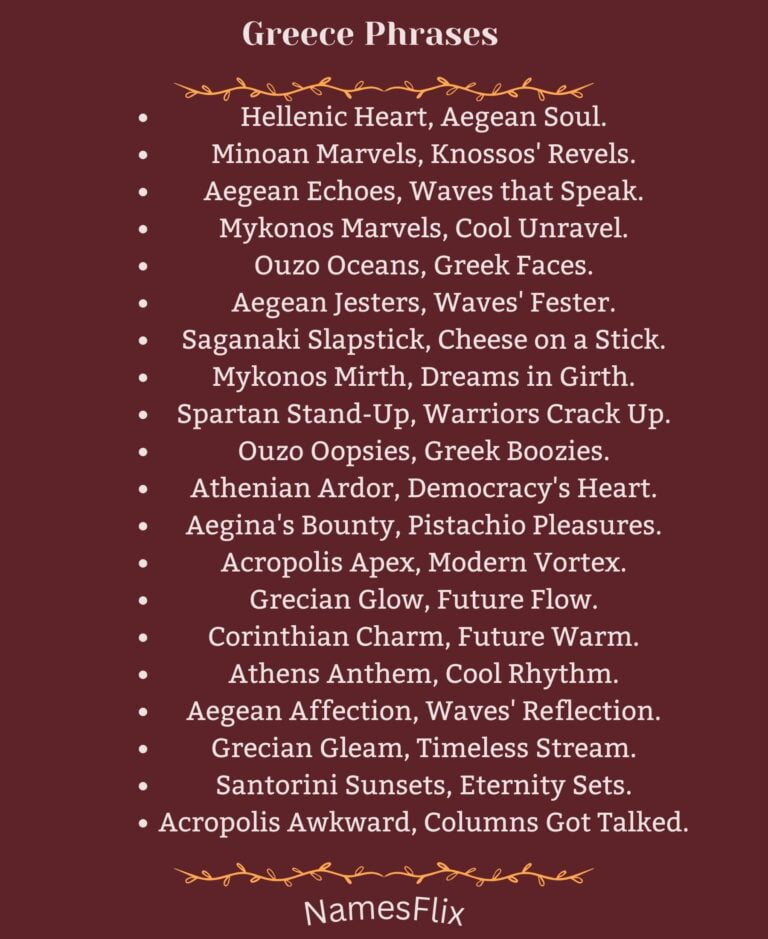 500+ Best Greece Slogans, Sayings and Taglines Ideas