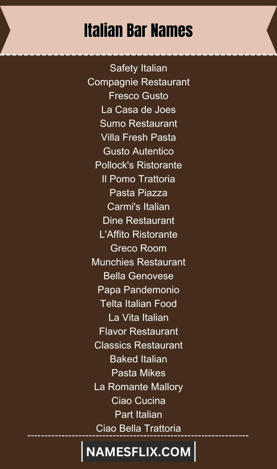800+ Catchy Italian Restaurant Names for Unforgettable Dining
