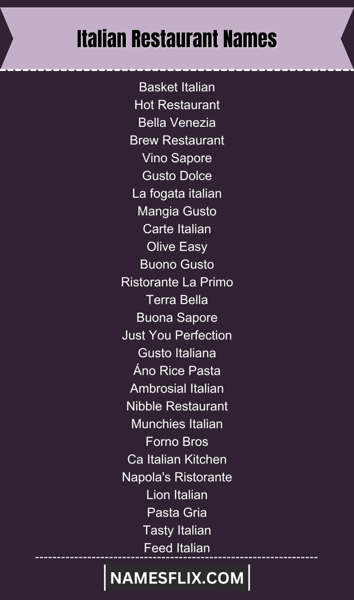 800+ Catchy Italian Restaurant Names for Unforgettable Dining