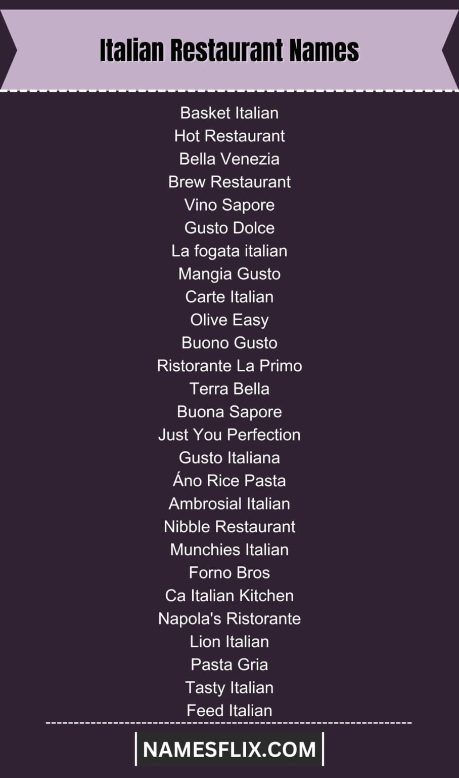 800+ Catchy Italian Restaurant Names for Unforgettable Dining