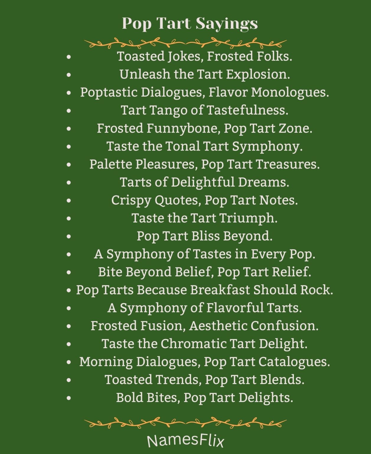 550+ Cute Pop Tart Slogans, Sayings and Taglines Ideas