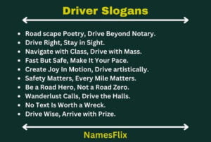 Driver Slogans: 625+ Catchy Sayings and Taglines Ideas